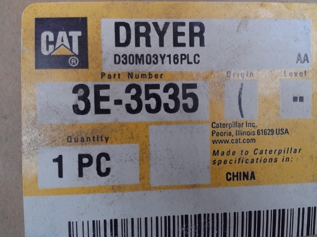3E-3535 DRYER FILTER made to fit CATERPILLAR | Price: $38.11