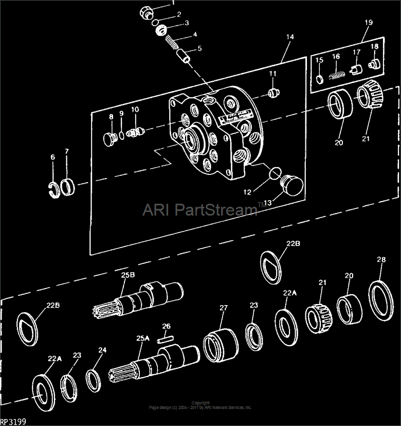AR97872 Hydraulic Pump-reman. made to fit JOHN DEERE | Price: $1,510