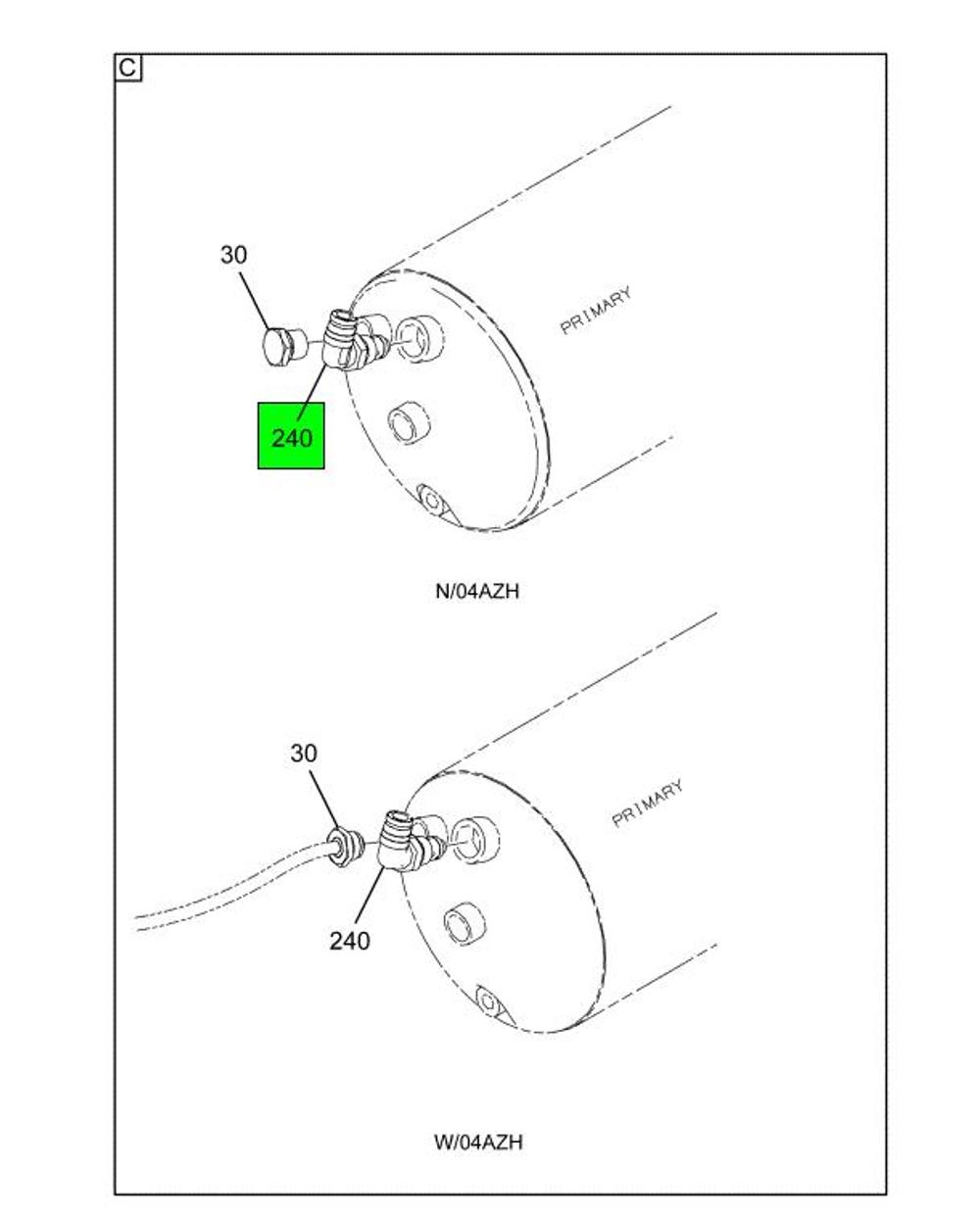2024444C1 ELBOW made to fit INTERNATIONAL TRUCK | Price: $7.03