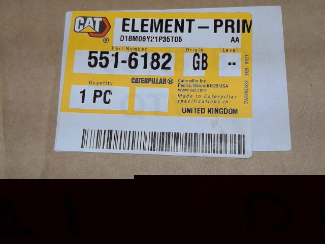 551-6182 AIRFLTR PRIM SE made to fit CATERPILLAR | Price: $22.68