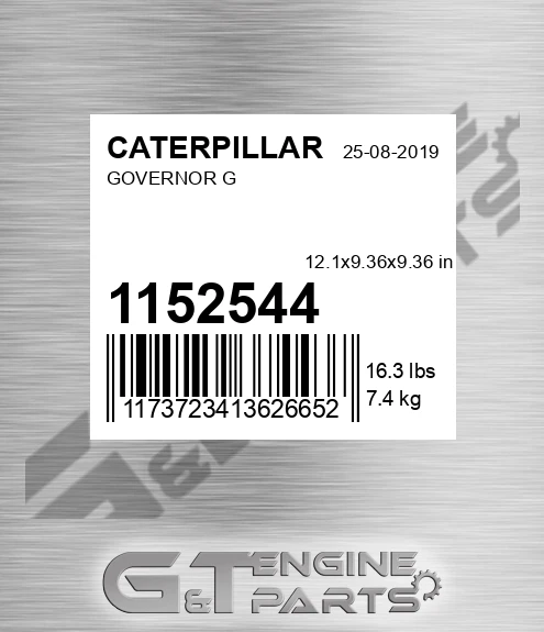 1152544 GOVERNOR G made to fit CATERPILLAR | LTD. WARRANTY | Price: $3,443