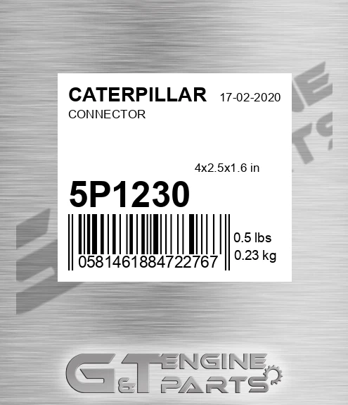 5P1230 CONNECTOR made to fit CATERPILLAR | Price: $160.25