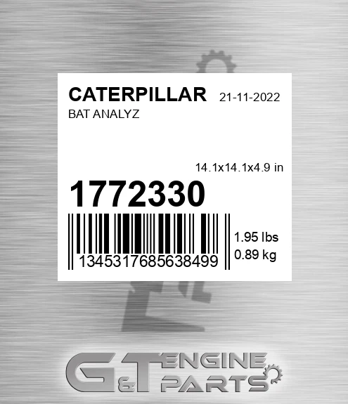 1772330 BAT ANALYZER made to fit CATERPILLAR | LTD. WARRANTY | Price ...