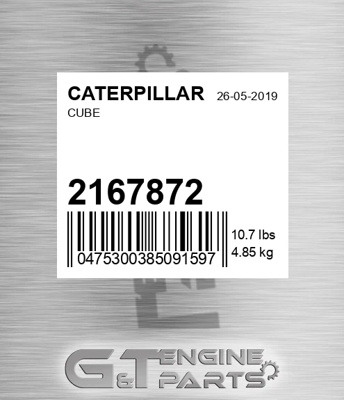 2167872 Cube made to fit Caterpillar | Price: $153.23.