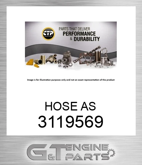 3119569 HOSE AS made to fit CATERPILLAR | Price: $44.66