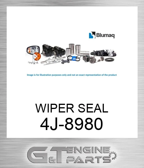 4J-8980 WIPER SEAL made to fit CATERPILLAR | LTD. WARRANTY | Price: $3.64