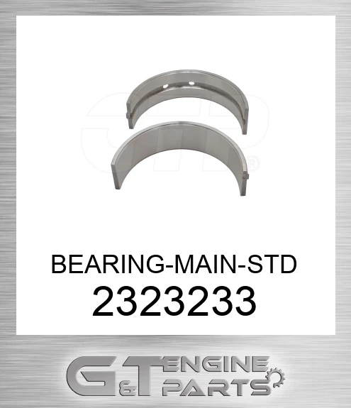 2323233 BEARING-MAIN made to fit Caterpillar | Price: $6.87.