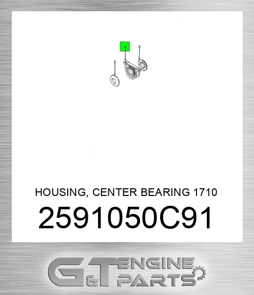 2591050C91 HOUSING, CENTER BEARING 1710 STANDARD made to fit ...