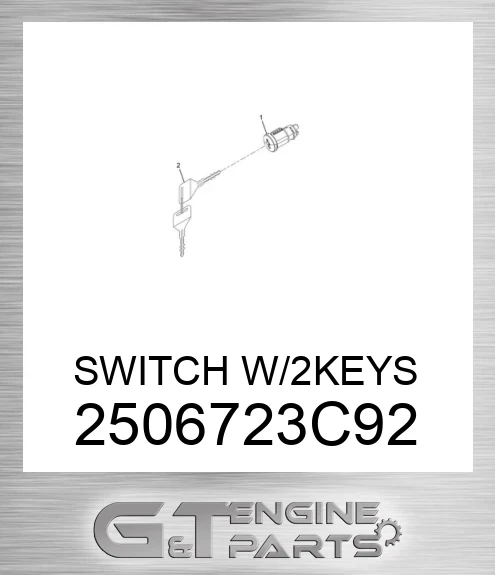 2506723C92 SWITCH W/2KEYS made to fit INTERNATIONAL TRUCK | WARRANTY ...