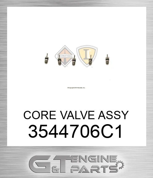 3544706C1 CORE VALVE ASSY made to fit INTERNATIONAL TRUCK | WARRANTY ...
