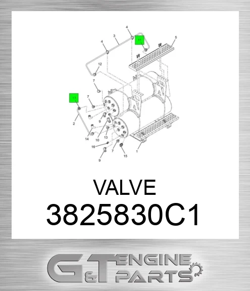 3825830C1 VALVE made to fit INTERNATIONAL TRUCK | Price: $24.43