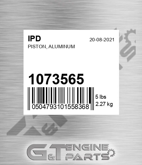 1073565 PISTON, ALUMINUM made by IPD | Price: $202.72