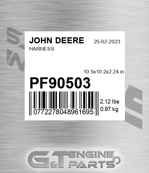 PF90503 HARNESS made to fit JOHN DEERE | WARRANTY | Price: $253.35
