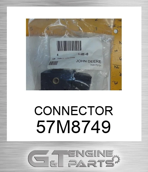 57M8749 CONNECTOR made to fit JOHN DEERE | Price: $10.52