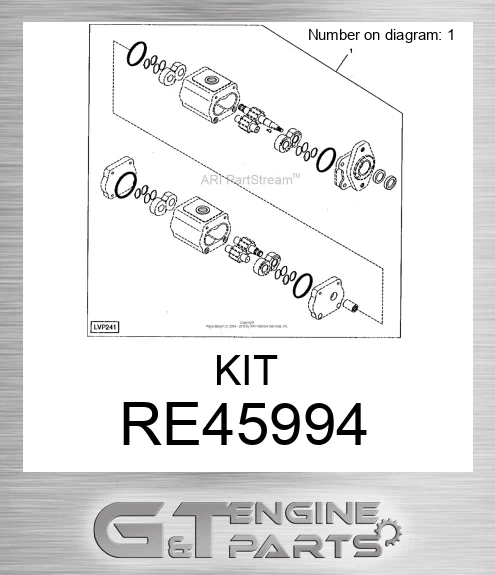 RE45994 KIT made to fit JOHN DEERE | LTD. WARRANTY | Price: $75.42