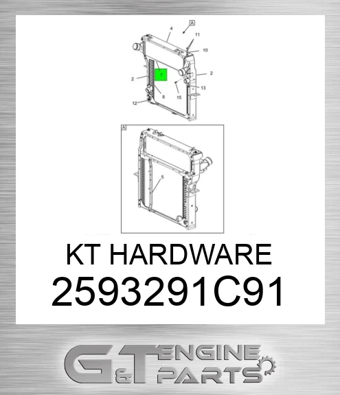 2593291C91 KT HARDWARE made to fit NAVISTAR | LTD. WARRANTY | Price: $25.72