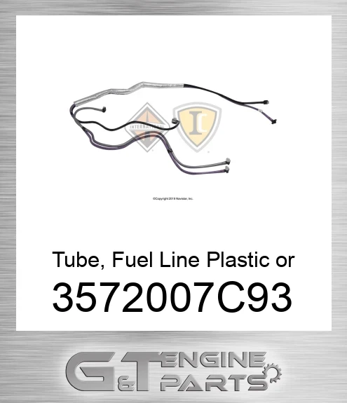 3572007C93 Tube, Fuel Line Plastic or Nylon made to fit NAVISTAR ...
