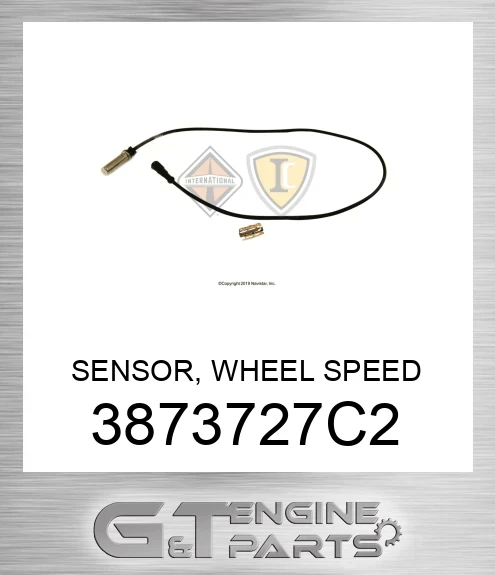 3873727C2 SENSOR, WHEEL SPEED made to fit NAVISTAR | WARRANTY | Price ...