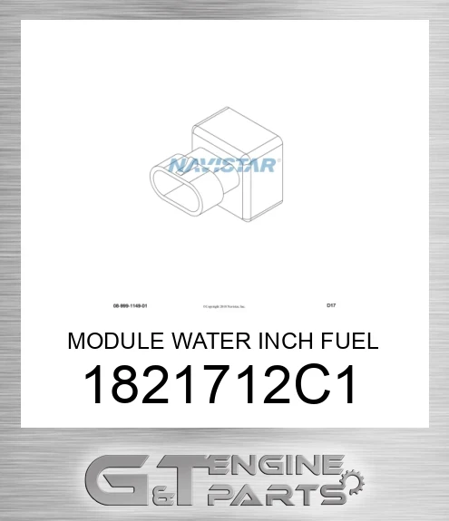 1821712C1 MODULE WATER INCH FUEL made to fit NAVISTAR | WARRANTY ...