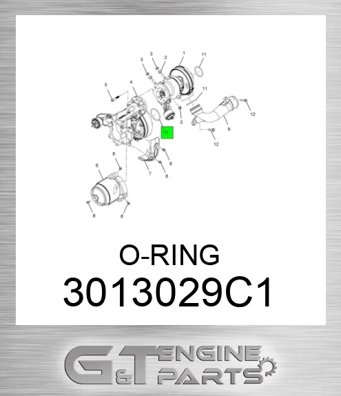 3013029C1 O-RING made to fit NAVISTAR | WARRANTY | Price: $17.34