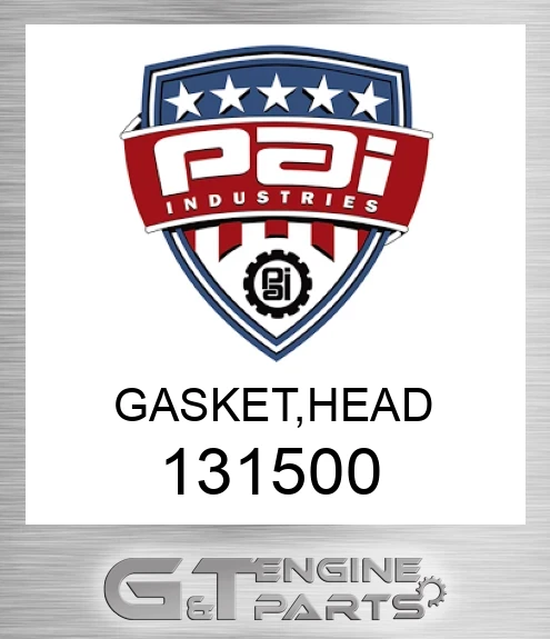 131500 GASKET,HEAD PAI INDUSTRIES | LTD. WARRANTY | Price: $51.83