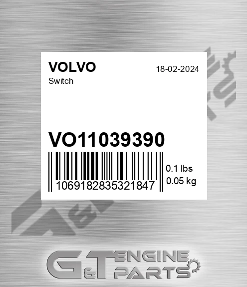 VO11039390 Switch made to fit Volvo | Price: $69.65.
